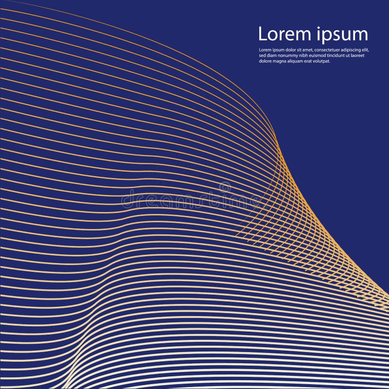 Abstract Wavy Background for Banner, Flyer, Book Cover, Poster. Stock ...