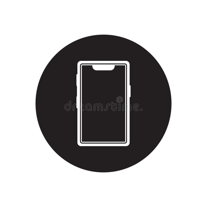 Mobile phone icon vector stock vector. Illustration of symbol - 311489678