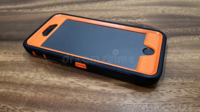 Iphone 6 Mobile Phone in Faux Otterbox Casing Stock Image - Image of ...