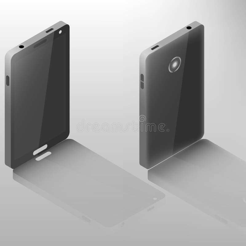 Drawing Isometric Mobile Phone Stock Illustrations – 629 Drawing ...