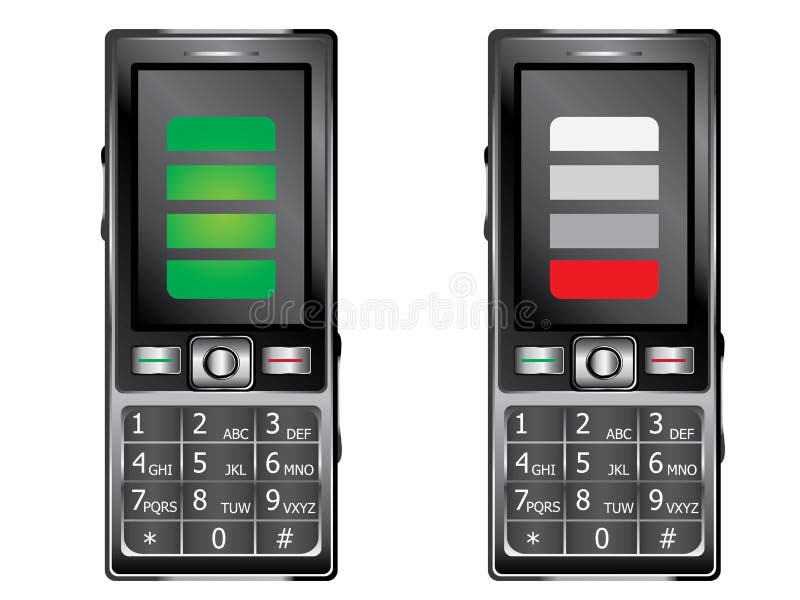 Mobile Phone with Keypad stock vector. Illustration of screen - 108358171