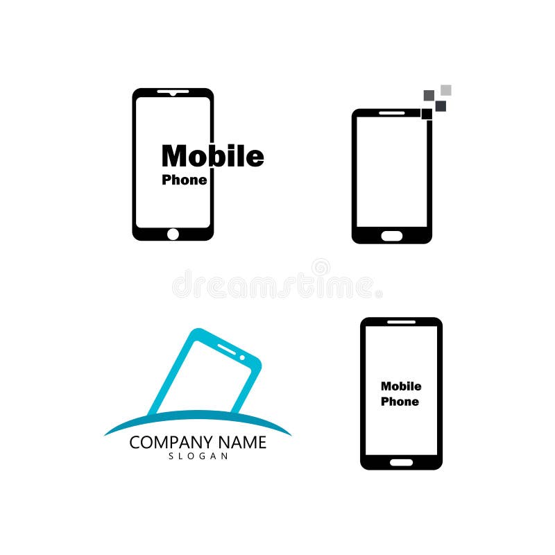 Mobile phone logo stock vector. Illustration of digital - 200567117