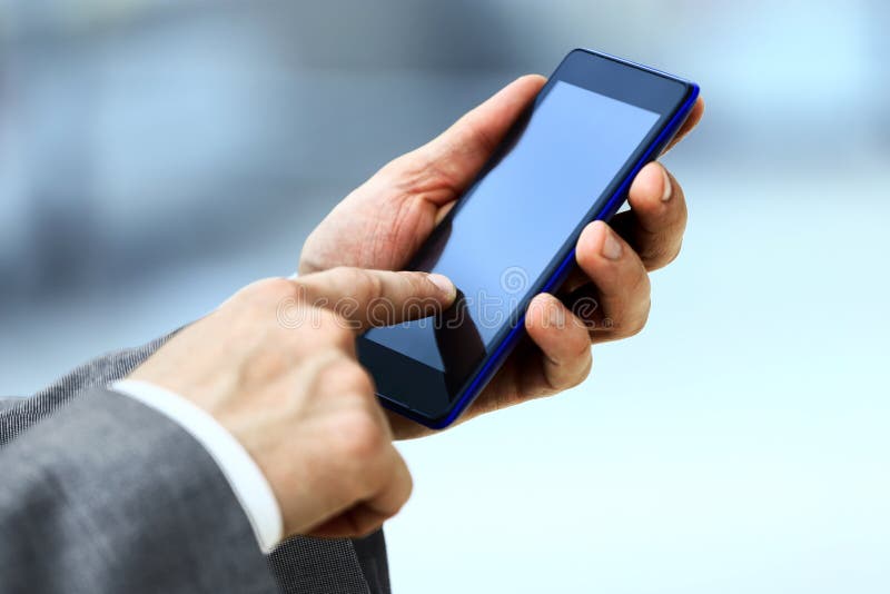 Mobile phone stock image. Image of internet, device, businessman - 41533203