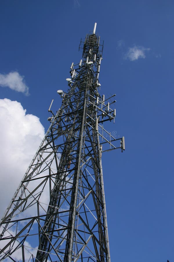 Phone mast stock photo. Image of signal, wireless, dish - 12877574