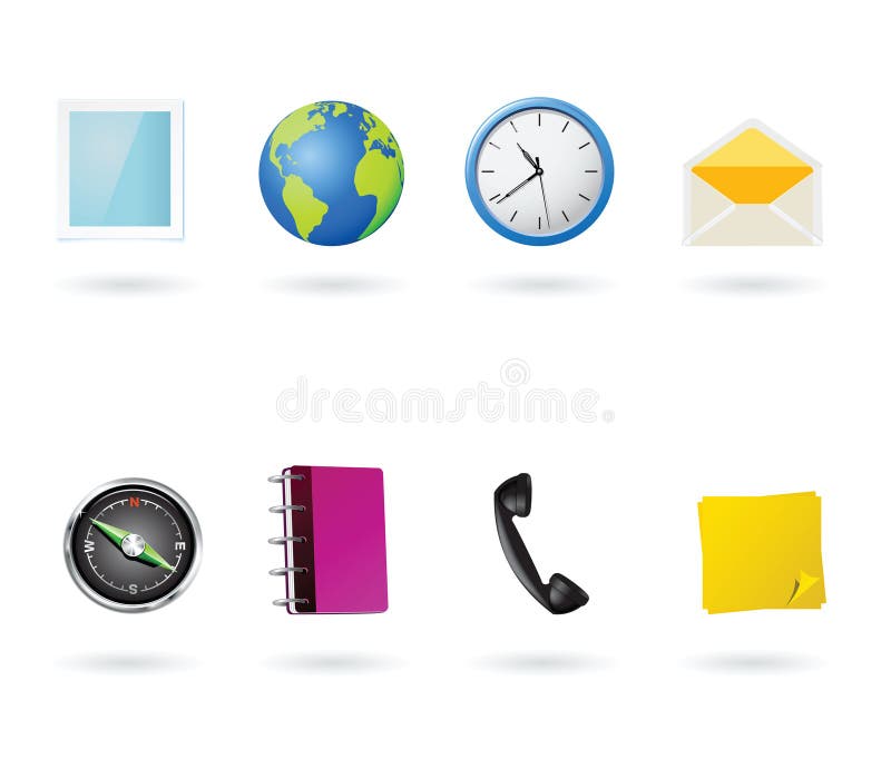 Mobile phone system icons stock vector. Illustration of area - 16686541
