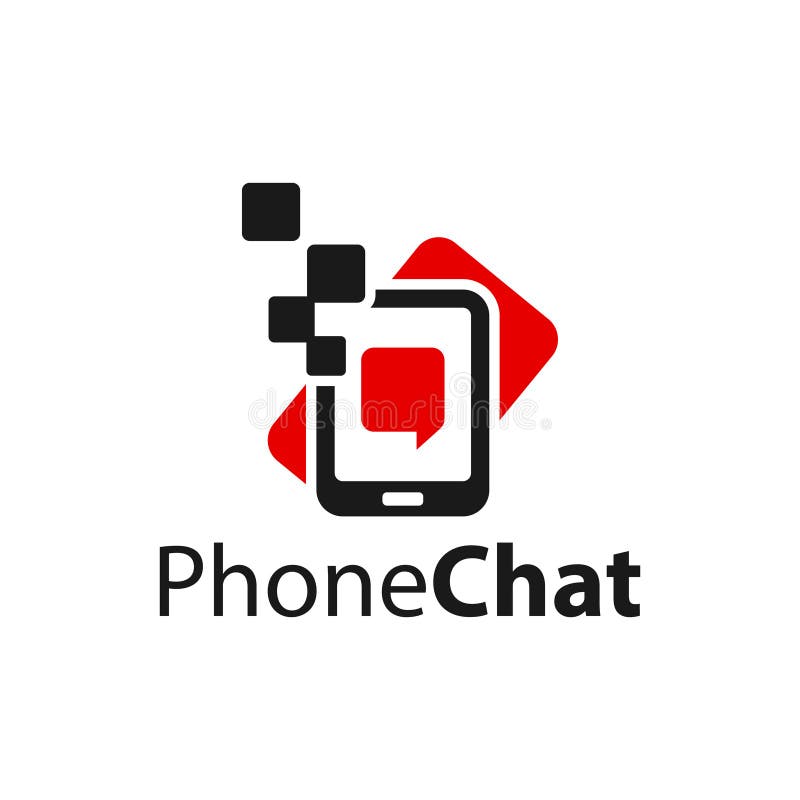 Mobile Phone Message Technology Logo Stock Vector - Illustration of ...