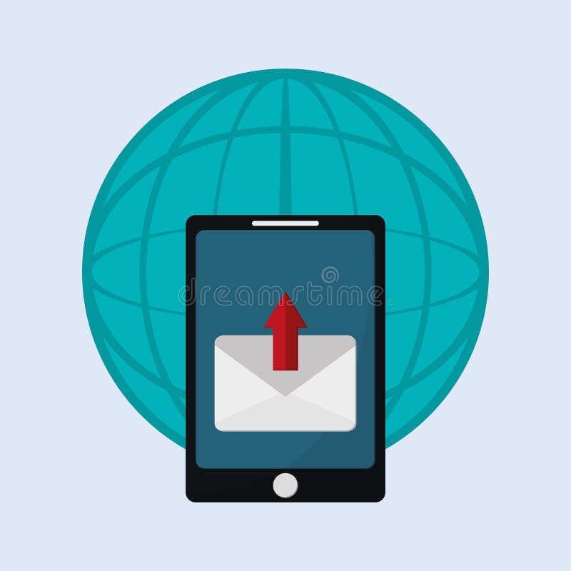 Mobile Phone Messaging Image Stock Vector - Illustration of banner ...