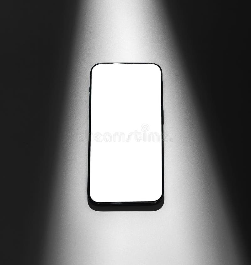 Mobile Phone Mock Up, Blank and Clean Design. Empty Screen Template ...