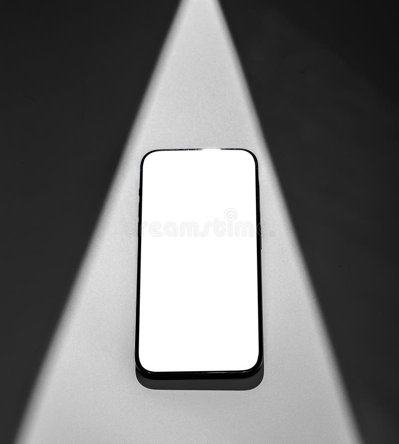 Mobile Phone Mock Up, Blank and Clean Design. Empty Screen Template ...