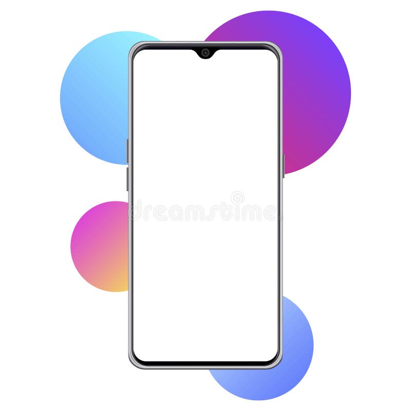 Smart Mobile Phone Video Recording Png Transparent Mockup Stock Vector ...
