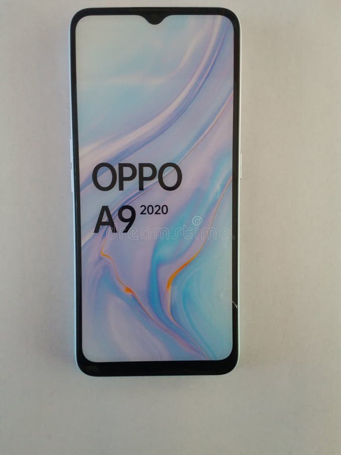 Mobile Phone Oppo A9 2020 White Colour Editorial Photography - Image of ...
