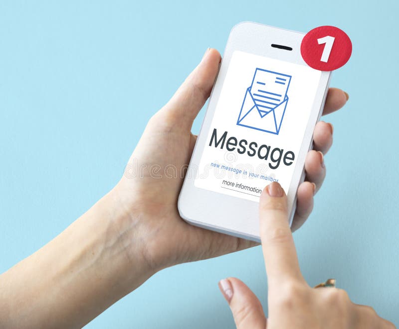 Mobile phone paper craft stock image. Image of notify - 101849001