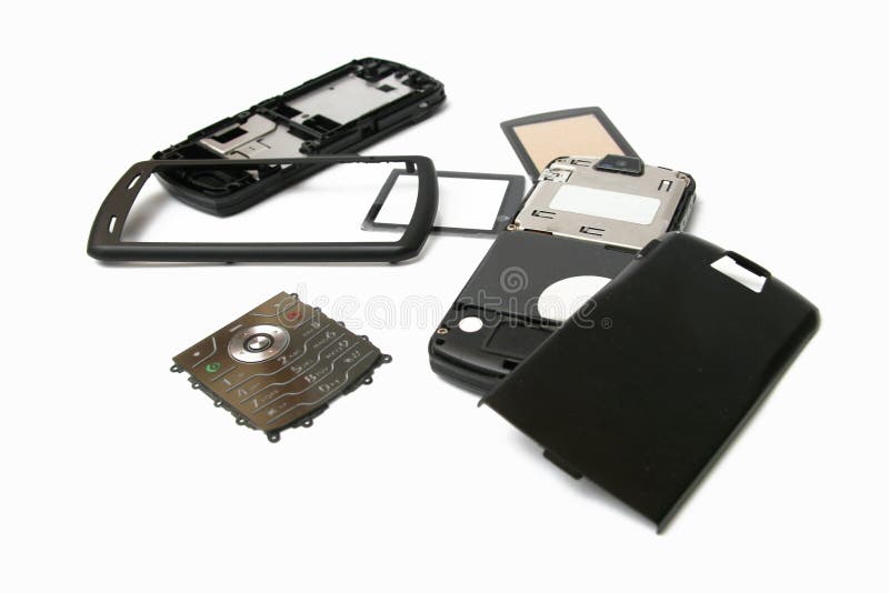 Isometry Disassembled Smartphone Stock Photo - Image of chamber ...