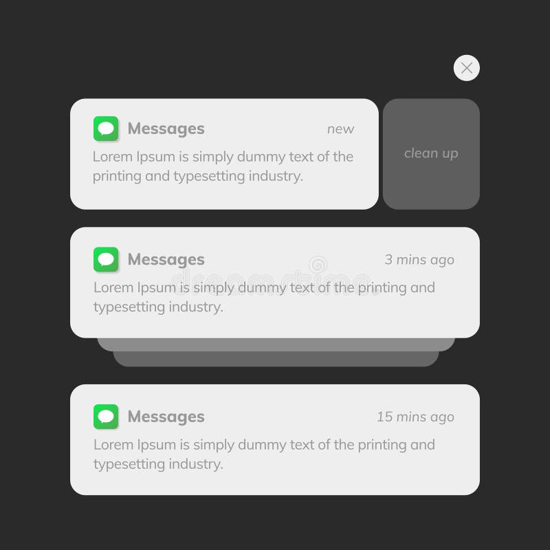 Mobile Phone with Push Notifications or Sms Messages Smartphone, Mobile ...
