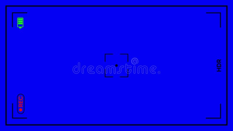 Mobile Phone Recording Screen Overlay Animation Background Camera Viewfinder Screen Overlay