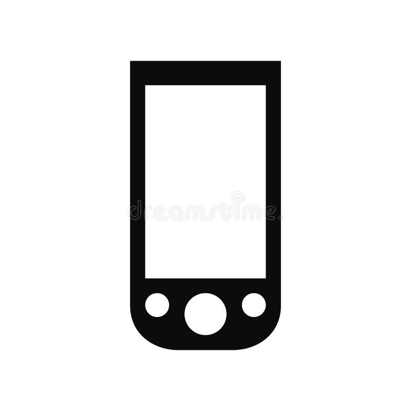 Mobile phone related icon stock illustration. Illustration of female ...