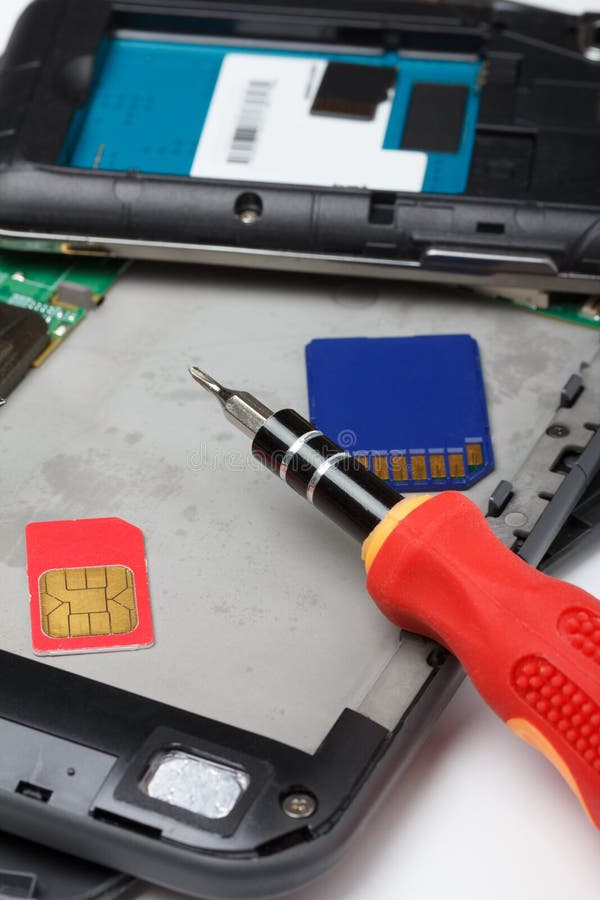 Tablet Computer Repair, Isolated Stock Photo - Image of repair ...