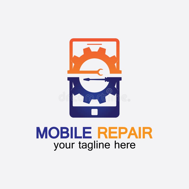 Mobile Phone Repair Logo.phone Service Logo, Rhone Repair, Simple ...