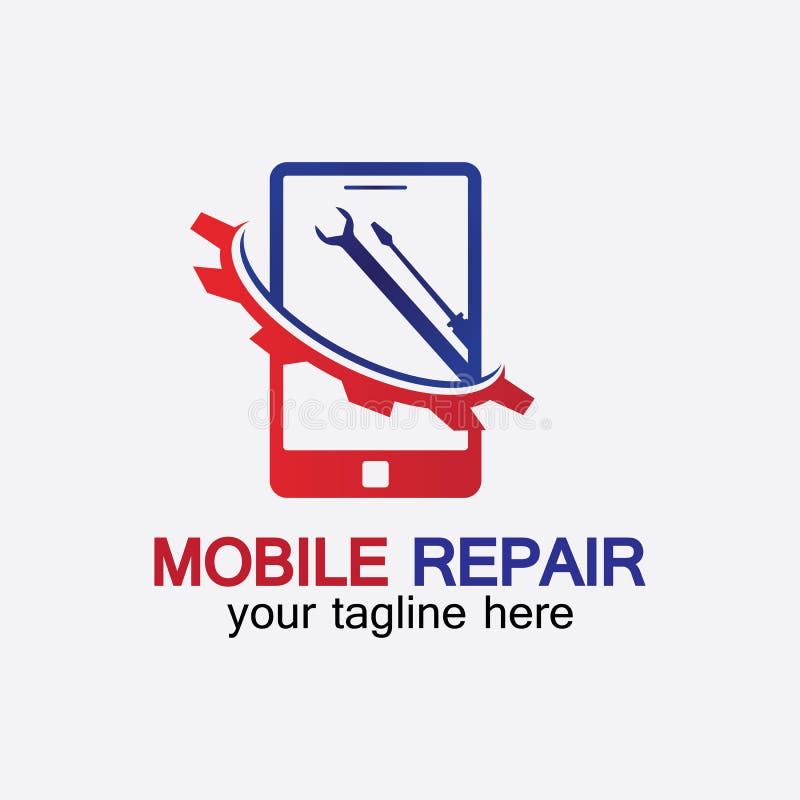 Mobile Phone Repair Logo.phone Service Logo, Rhone Repair, Simple ...