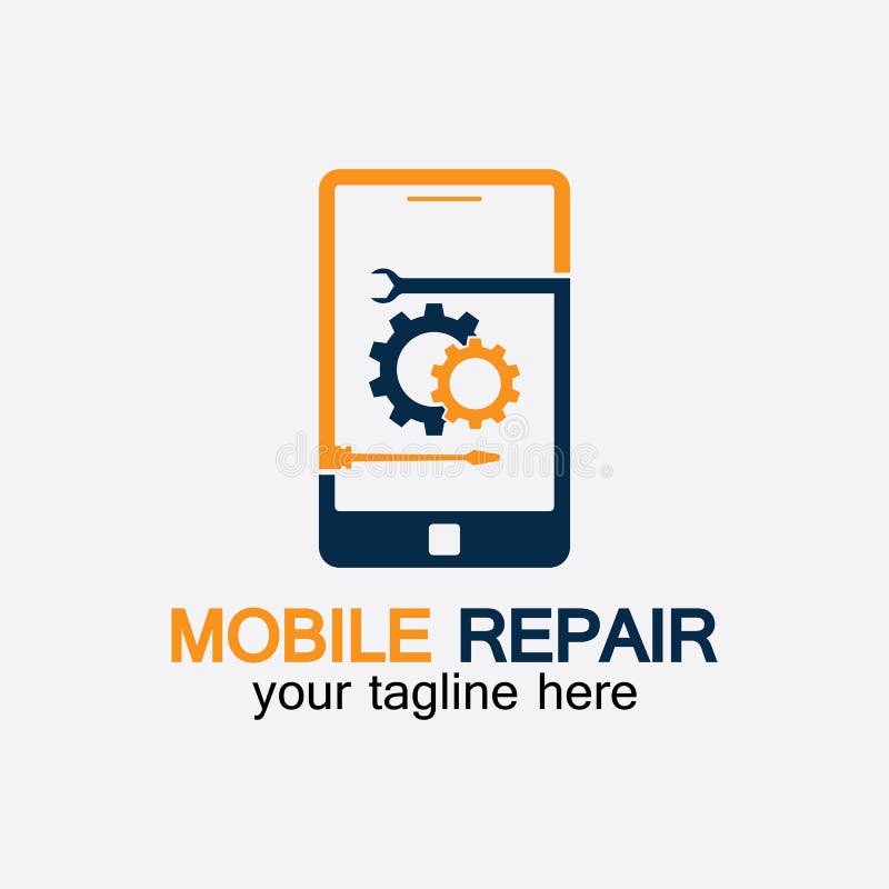 Mobile Phone Repair Logo.phone Service Logo, Rhone Repair, Simple ...