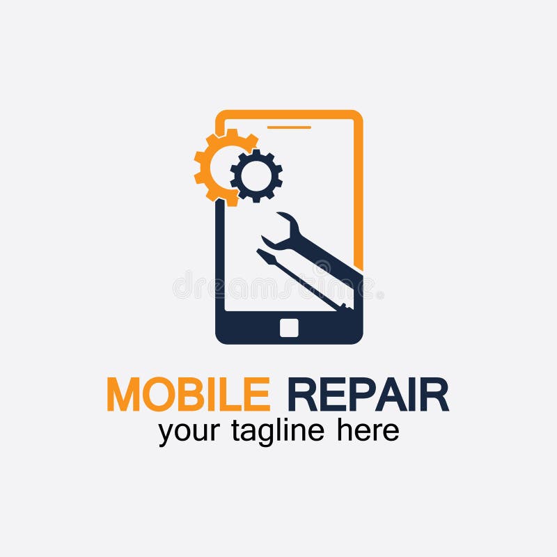 Mobile Phone Repair Logo.phone Service Logo, Rhone Repair, Simple ...