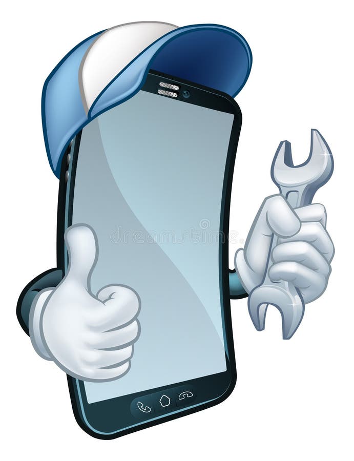 Cartoon Cell Phone Repair Stock Illustrations – 579 Cartoon Cell Phone ...