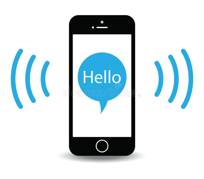 Cell Phone Vibrating Stock Illustrations – 216 Cell Phone Vibrating ...