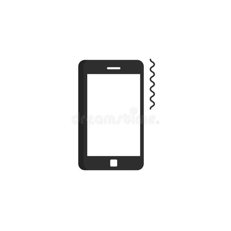 Mobile Phone Ringing Icon Vector, Ring of Smartphone Pictogram ...