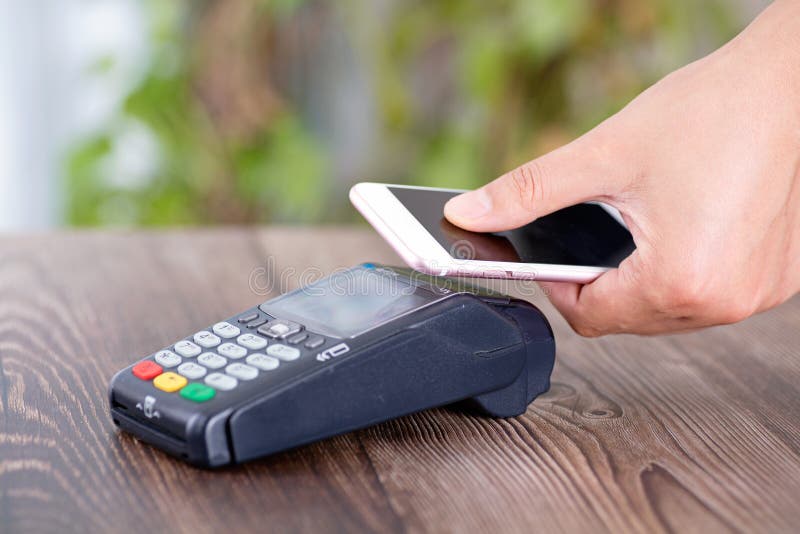 Mobile Phone Scan Code Payment Stock Photo - Image of electronic, real ...