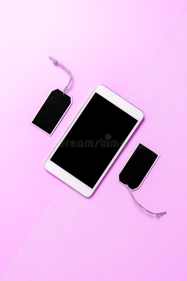 Mobile Phone Screen with Important Messages on Desk. Crutial ...