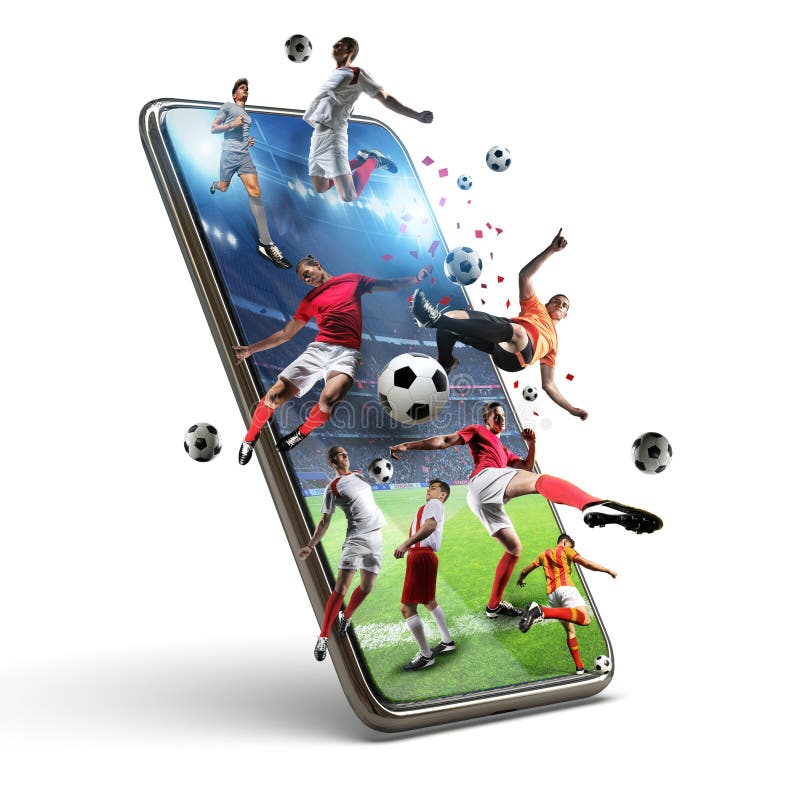 Immersive Mobile Soccer Experience, Soccer Breaking the Mobile Phone ...