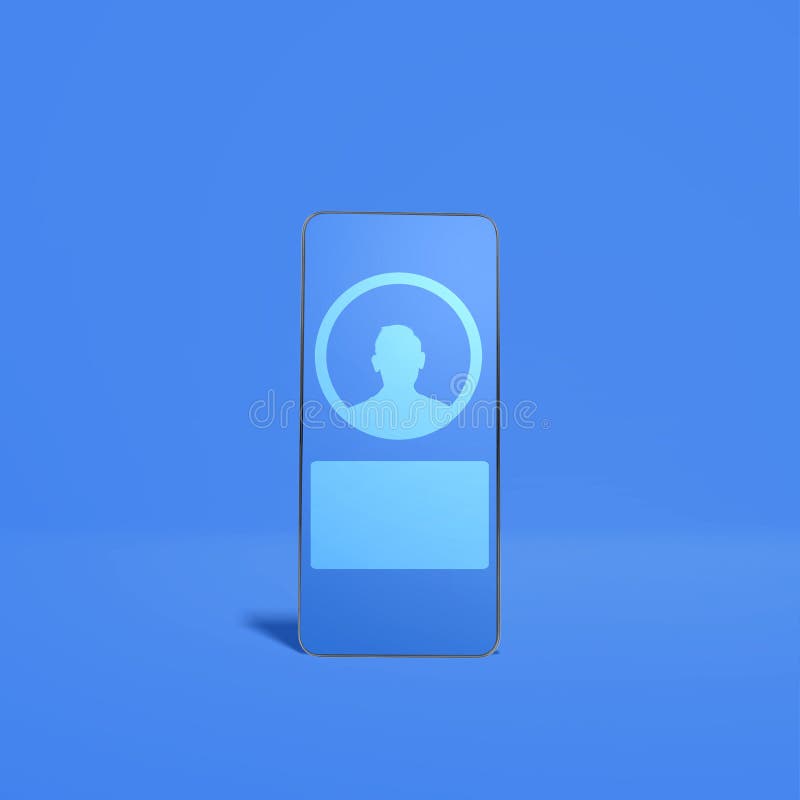 Mobile Phone Screen with Photo Symbol Stock Image - Image of lifestyle ...