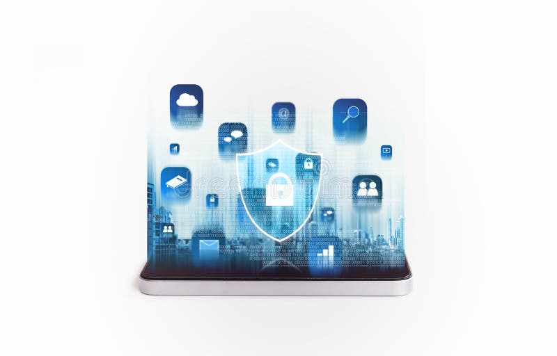 Mobile Phone Security and Digital Data Security System. Mobile Smart ...