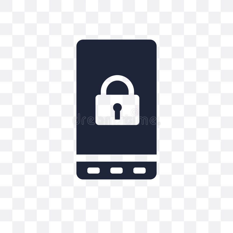 Mobile Phone Security Transparent Icon. Mobile Phone Security Symbol ...
