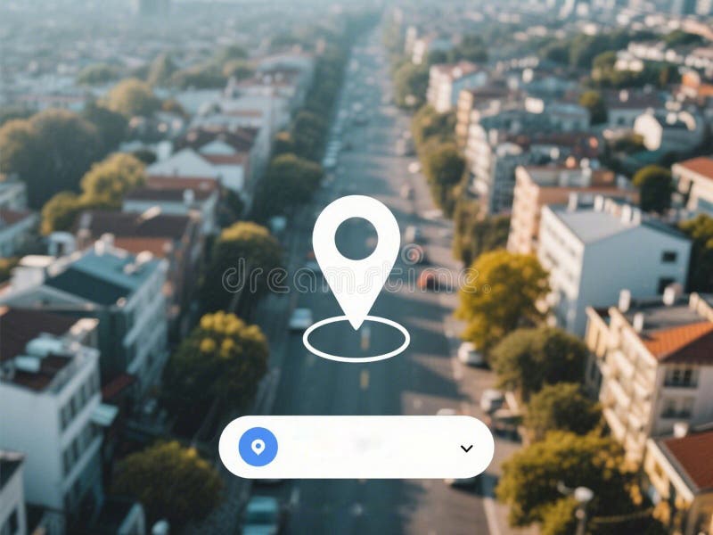 Mobile Phone Sharing Location Stock Illustration - Illustration of ...