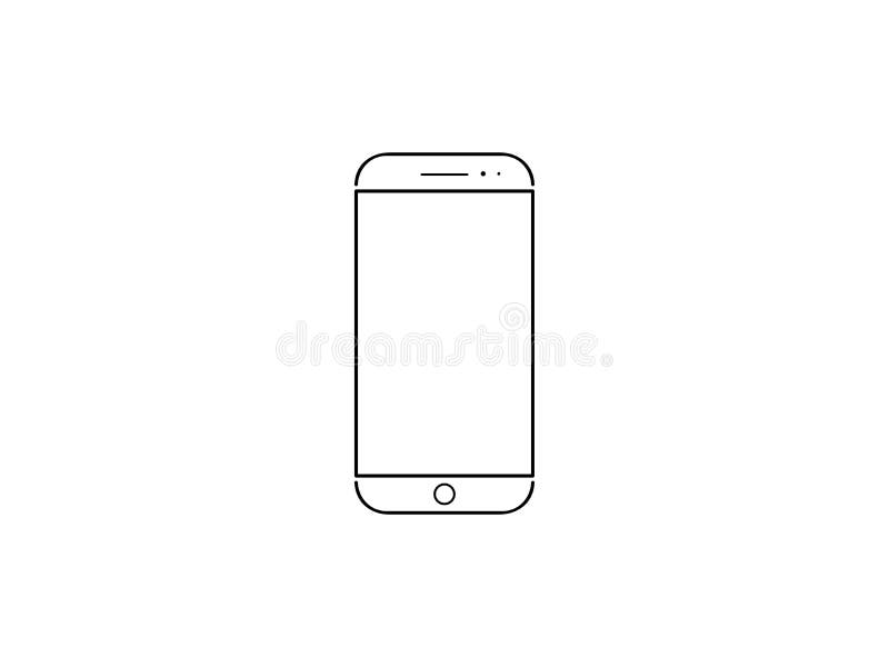 Mobile Phone Sign Icon Vector Stock Vector - Illustration of isolate ...