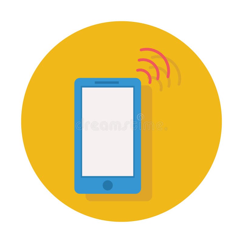 Mobile Phone Signal Icon. Vector Illustration Decorative Design Stock ...