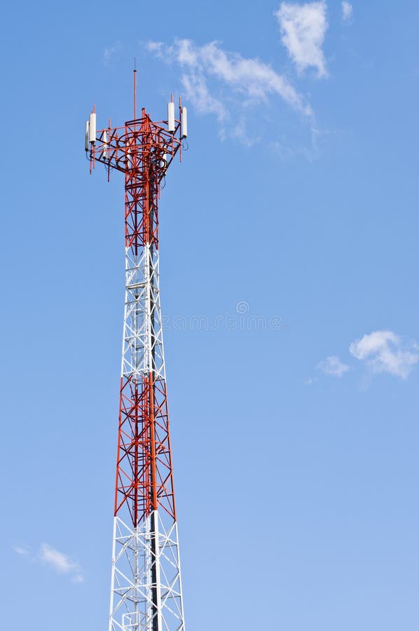 RADIO TOWER stock image. Image of transmission, mobile - 4424447