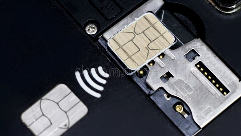 Mobile Phone Sim Card Macro Shot so Close Stock Photo - Image of mobile ...