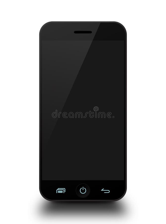 Mobile phone stock vector. Illustration of smartphone - 72728700