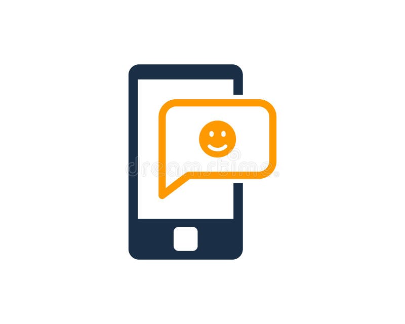 Mobile Phone Social Network Icon Logo Design Stock Vector ...