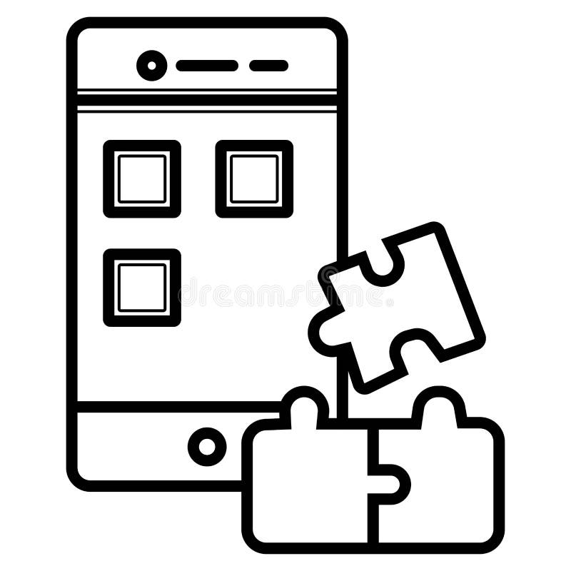 Mobile phone software stock illustration. Illustration of computer ...