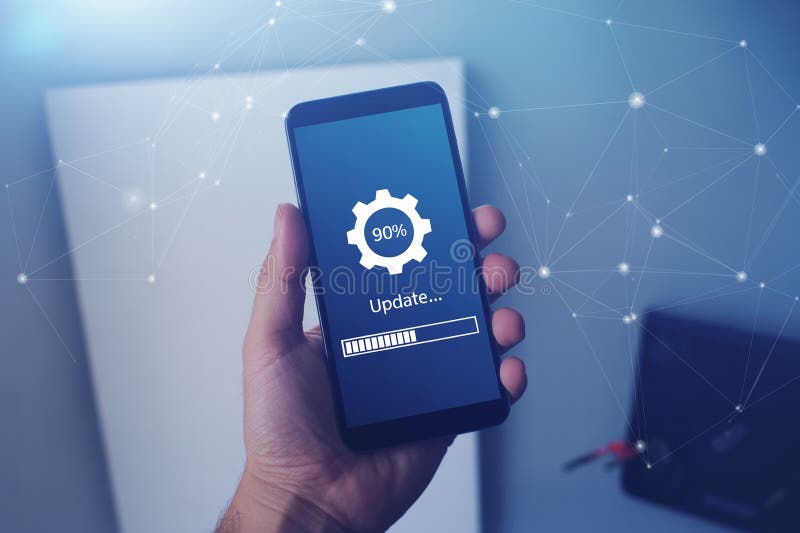 Phone Software Update Stock Illustrations – 2,054 Phone Software Update ...