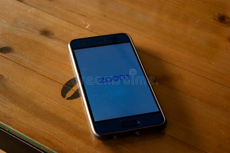 Mobile Phone Starting the Zoom Application Editorial Image - Image of ...