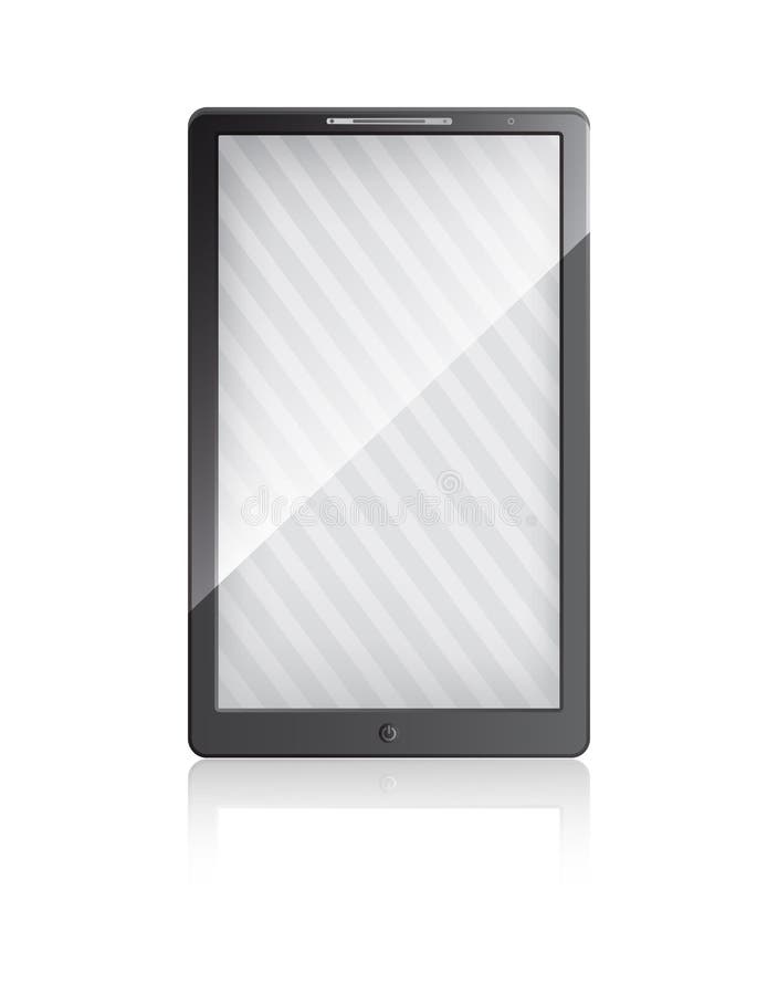 Mobile Cellular Phone with Green Screen Stock Vector - Illustration of ...