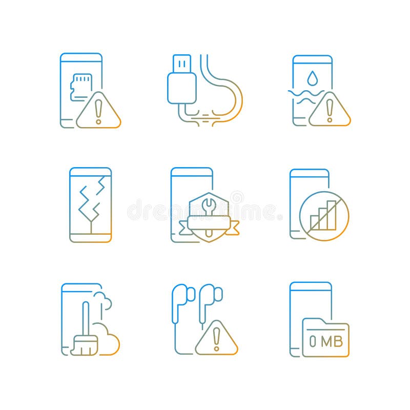 Damaged Devices Stock Illustrations – 282 Damaged Devices Stock ...