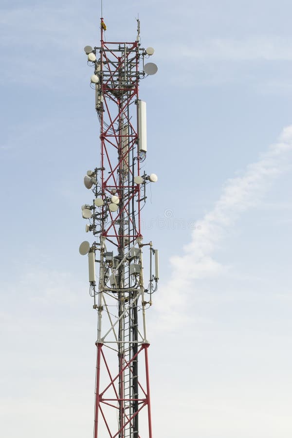 Mobile phone tower stock photo. Image of tower, coverage - 44516892