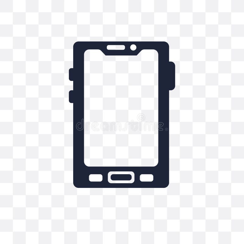 Mobile Phone Transparent Icon. Mobile Phone Symbol Design from E Stock ...