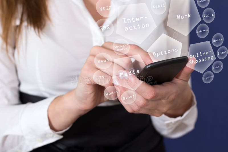 Mobile phone in use stock image. Image of finger, digital - 30375623