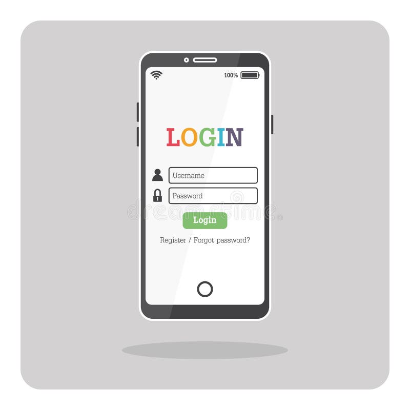 Phone Login Stock Illustrations – 9,433 Phone Login Stock Illustrations ...